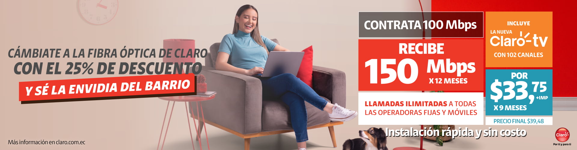 ¡Cámbiate a la mejor conexión de Claro y disfruta de los beneficios del ...