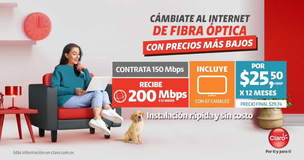 ¡Cámbiate a la mejor conexión de Claro y disfruta de los beneficios del ...