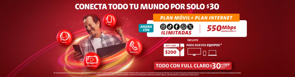 Planes Full Claro | Servicios Hogar | Tienda Virtual