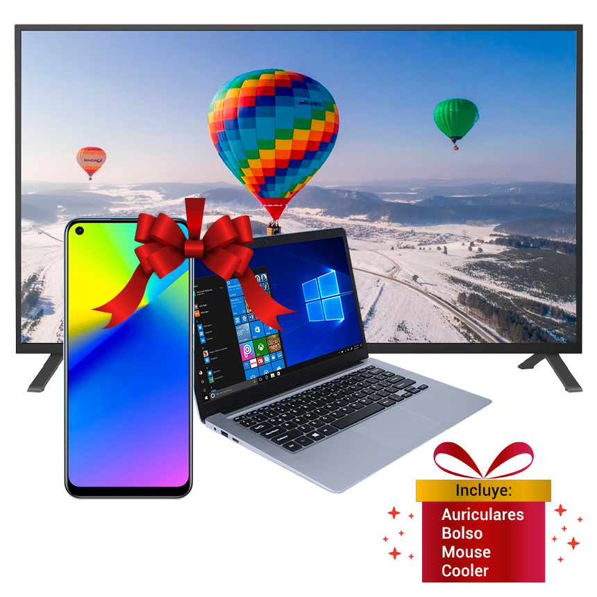 COMBO REALME 7I 128GB + TV INNOVA 50" + LAPTOP VANTEC | Tienda Virtual