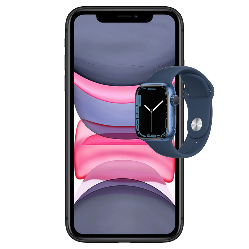 COMBO APPLE IPHONE 11 (64GB) + APPLE WATCH S7 45MM|Tienda Virtual Claro ...