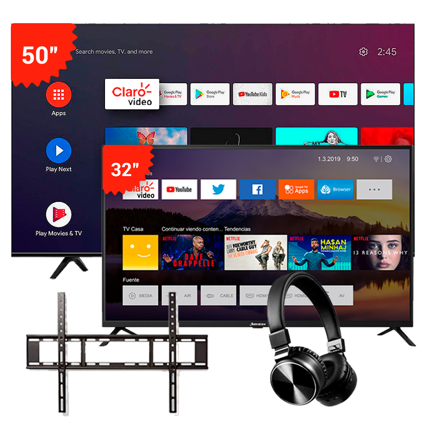 RIVIERA 50" UHD + RIVIERA 32" FHD | Tienda Virtual