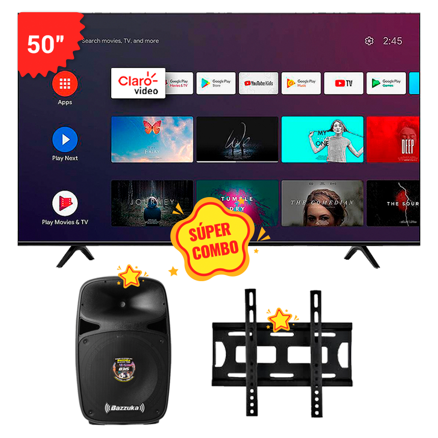 COMBO RIVIERA 50" + PARLANTE BAZZUCA | Tienda Virtual