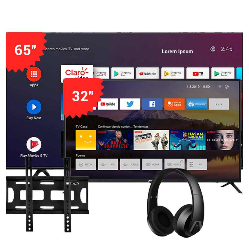 RIVIERA 65" UHD + RIVIERA 32" FHD | Tienda Virtual