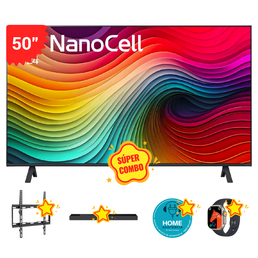 LG NANOCELL 50" 4K (50NANO80TSA) | Tienda Virtual
