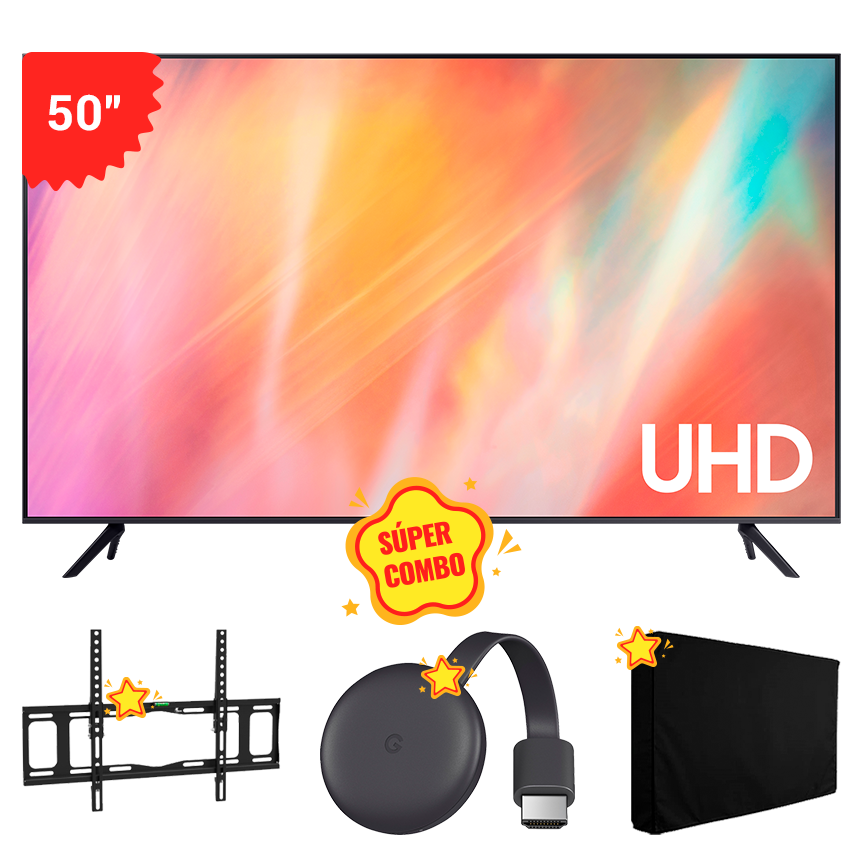 SAMSUNG 50" LED (UN50AU7000PCZE) | Tienda Virtual