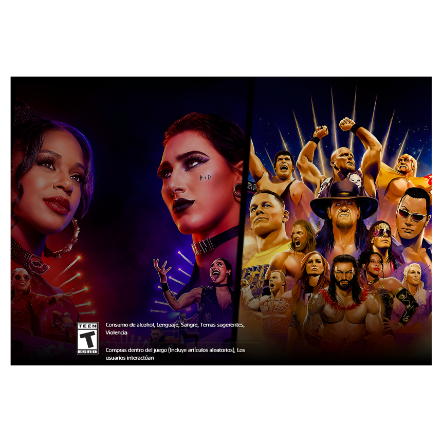 SONY VIDEOJUEGO PS5 WWE 2K24 (SONVIDPS5710425672095) | Tienda Virtual