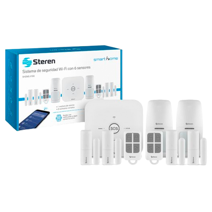 STEREN SISTEMA DE SEGURIDAD WI-FI (SHOME-2100) | Tienda Virtual